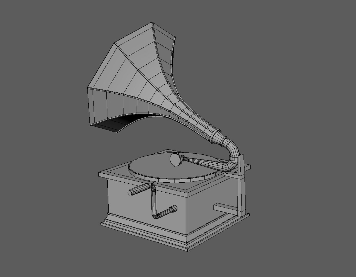 Gramophone Music Old 3D Model - TurboSquid 1624667
