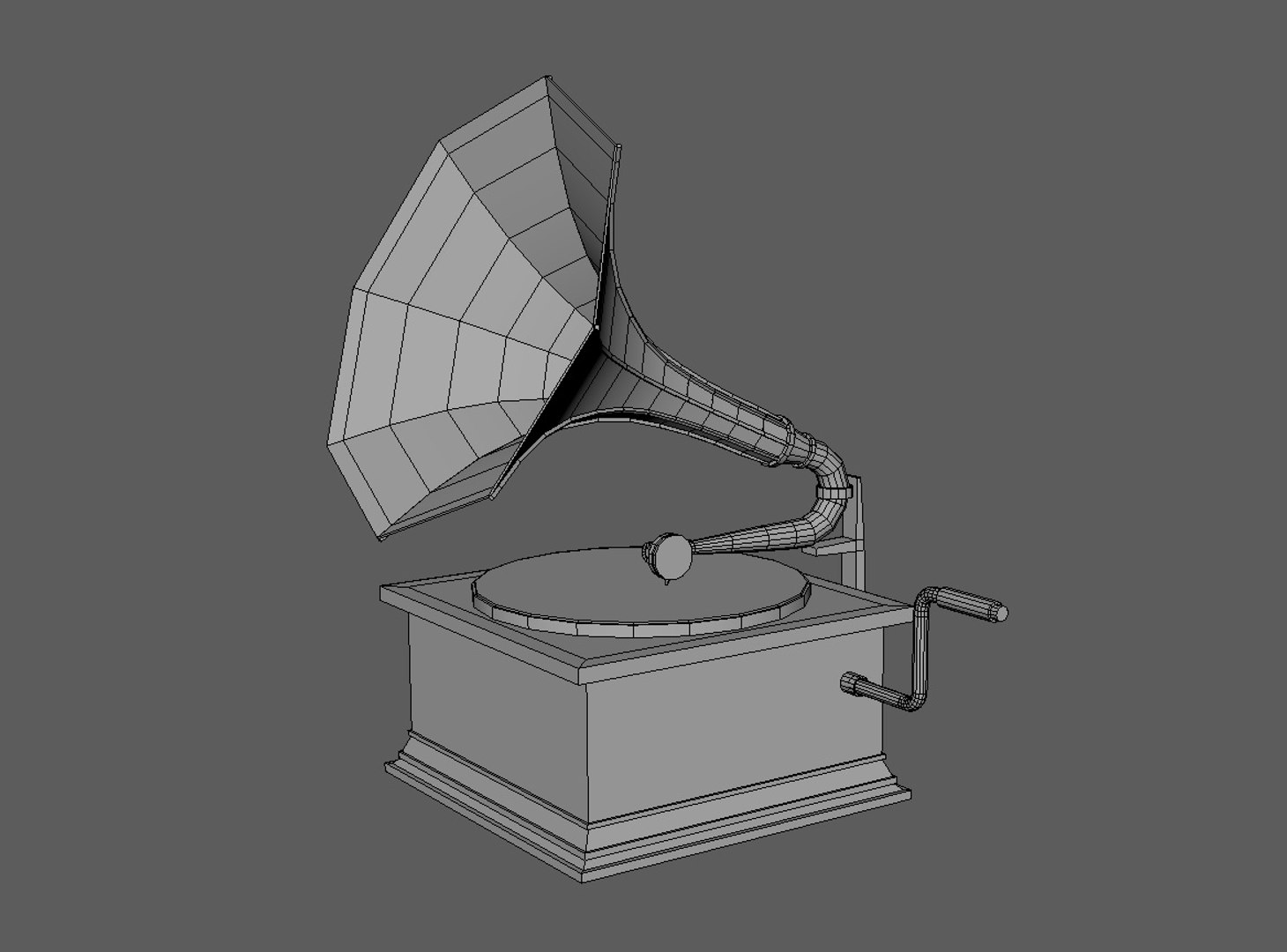 Gramophone Music Old 3D Model - TurboSquid 1624667
