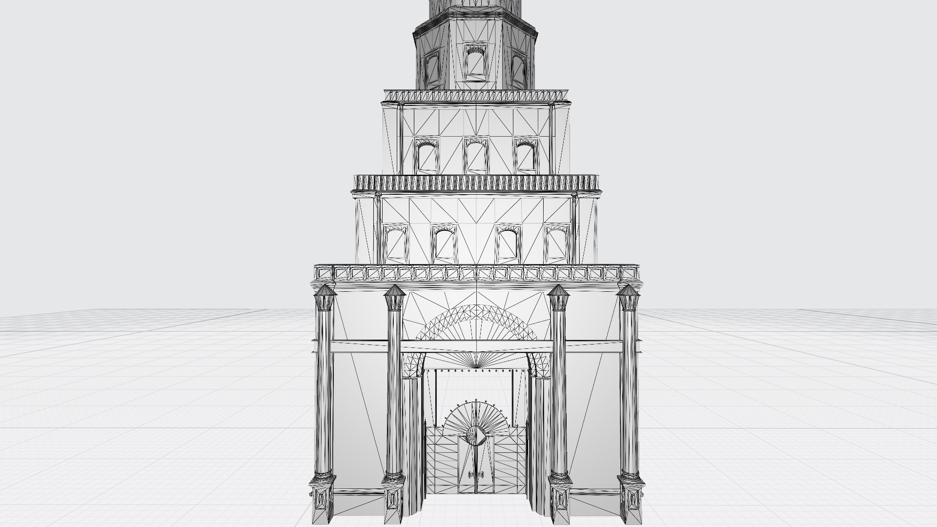 3D Tower Syuyumbike Kazan Model - TurboSquid 1746742