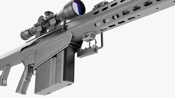 Barrett M82 Sniper Rifle 3D - TurboSquid 1914557