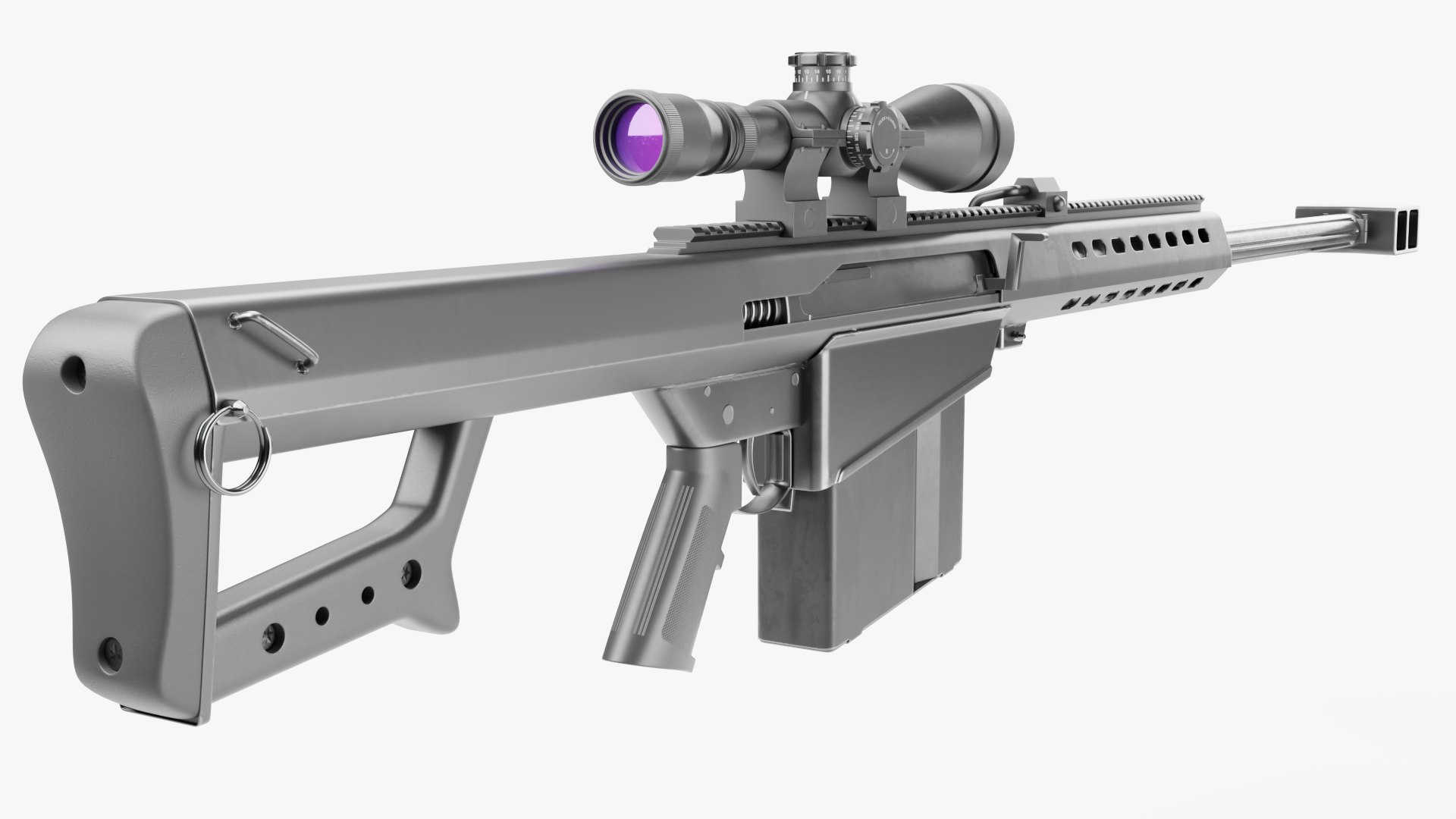Barrett M82 Sniper Rifle 3D - TurboSquid 1914557