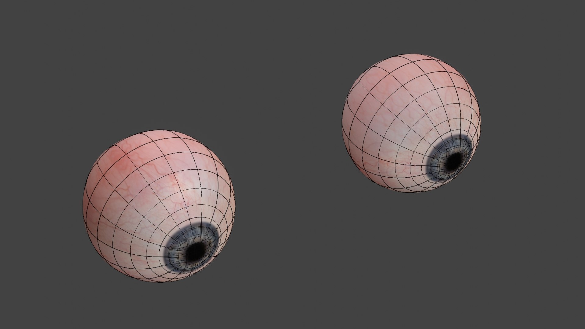 Human Eyes Game Ready For Unreal Ungine Or Unity Low-poly Model ...