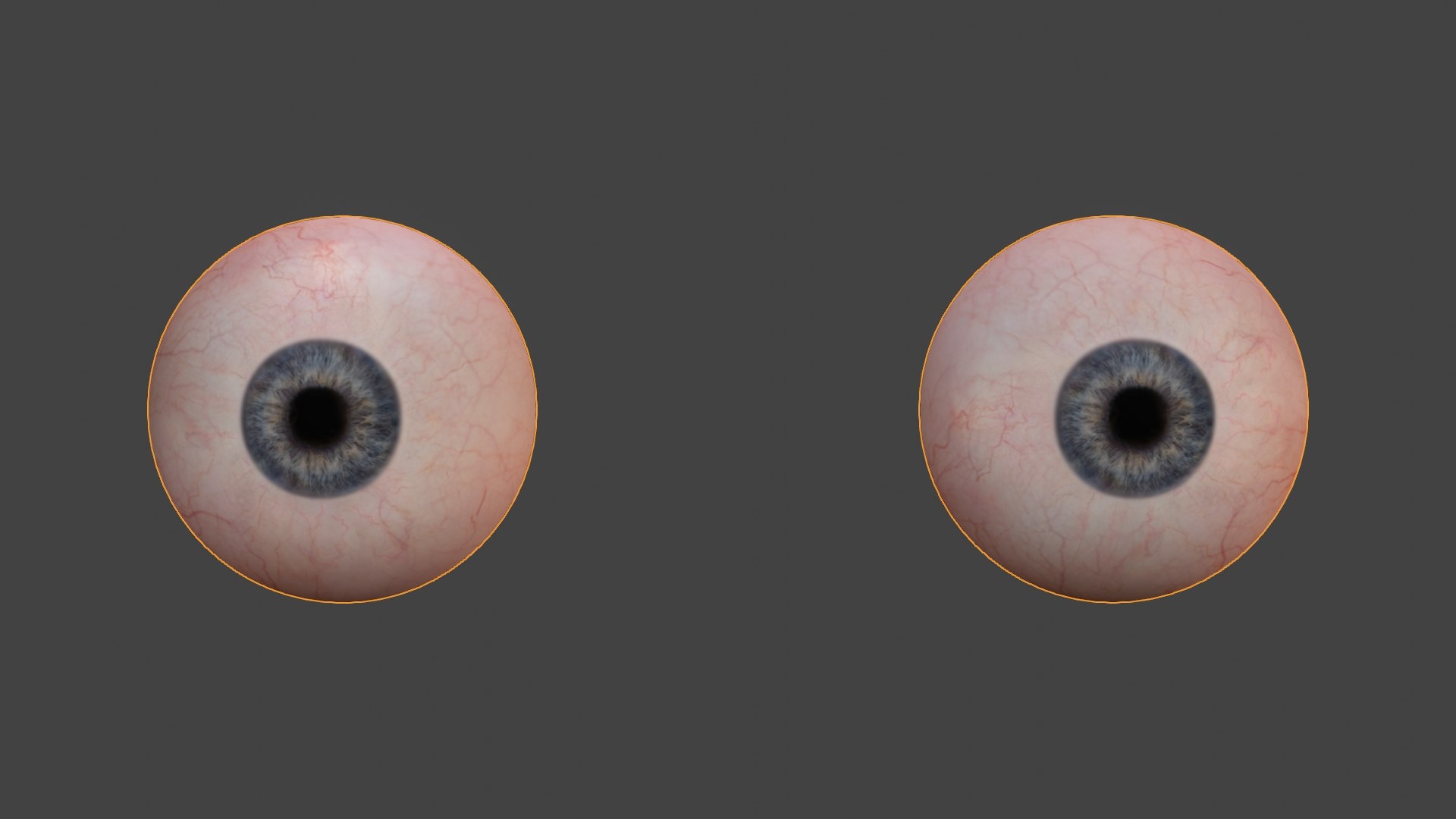 Human Eyes Game Ready For Unreal Ungine Or Unity Low-poly Model ...