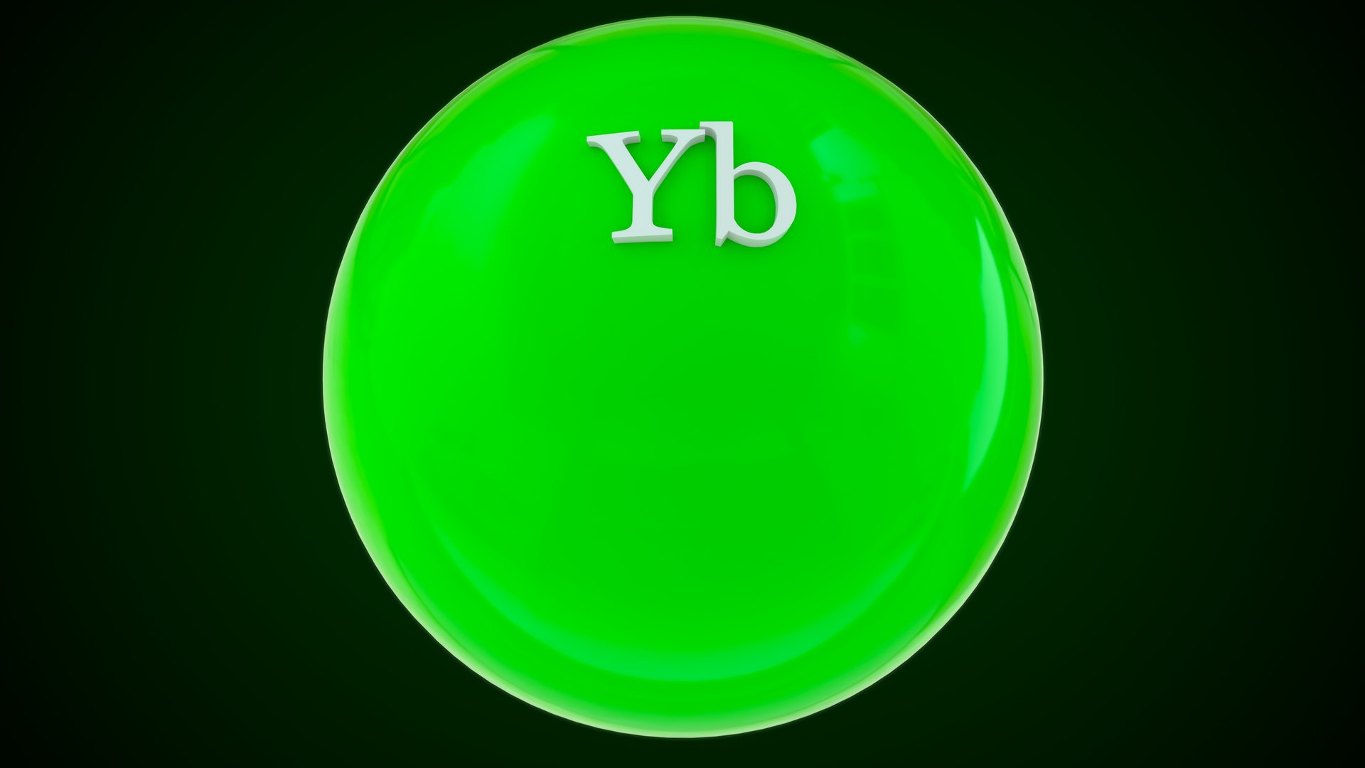 Ytterbium Chemical Element Model - TurboSquid 2138486