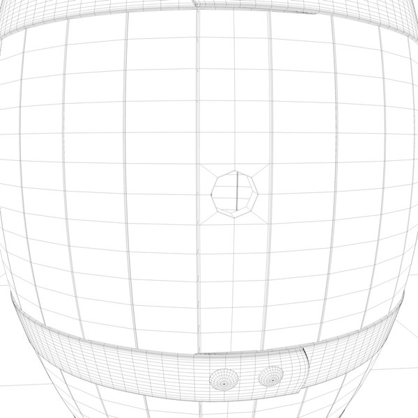 decorative barrel 3d model