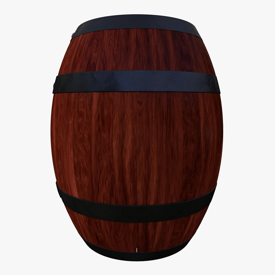 Decorative Barrel 3d Model