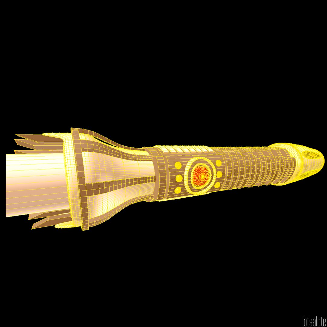3d Model Lightsaber Light