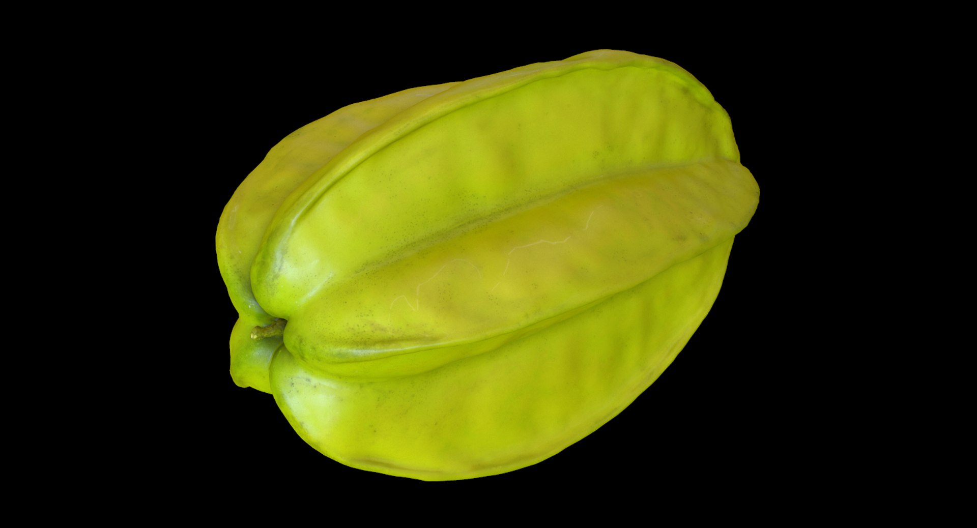 3d model star fruit polys