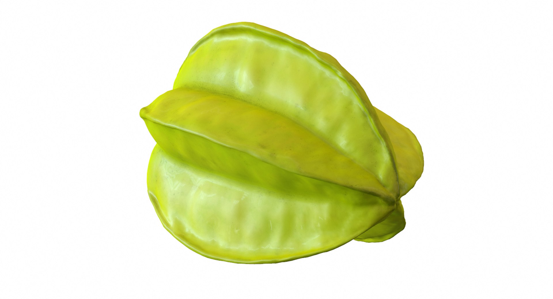 3d model star fruit polys