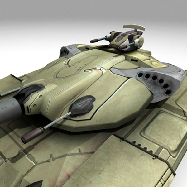 3d tank games model