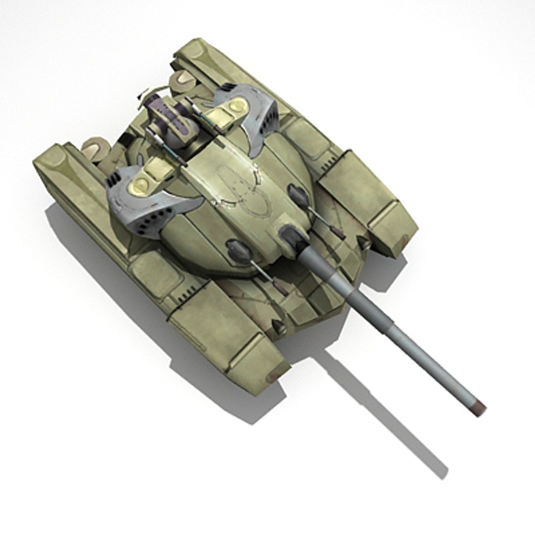 3d Tank Games Model