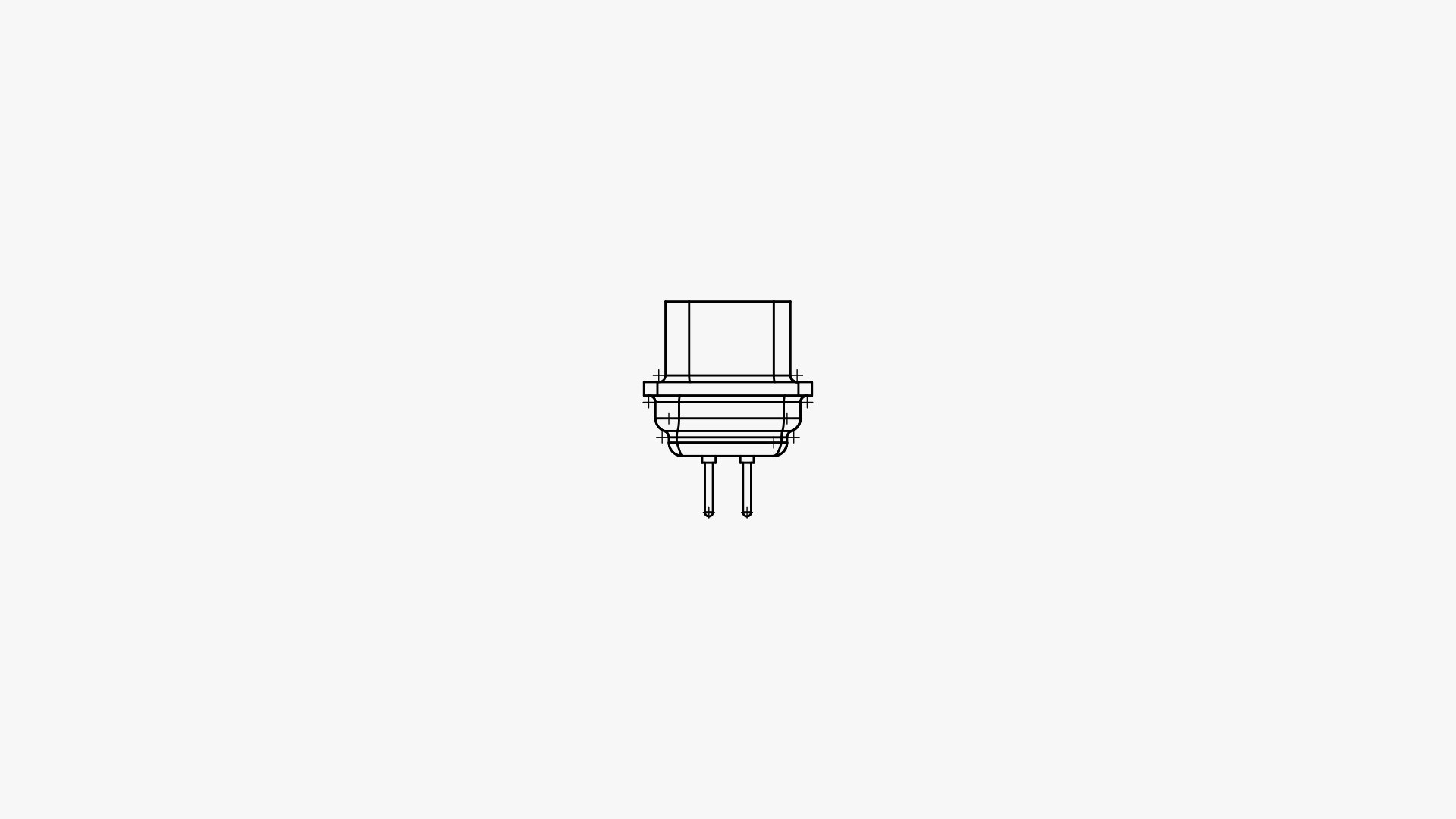3d Model Db37 Male Connector Through Hole Turbosquid 1986206