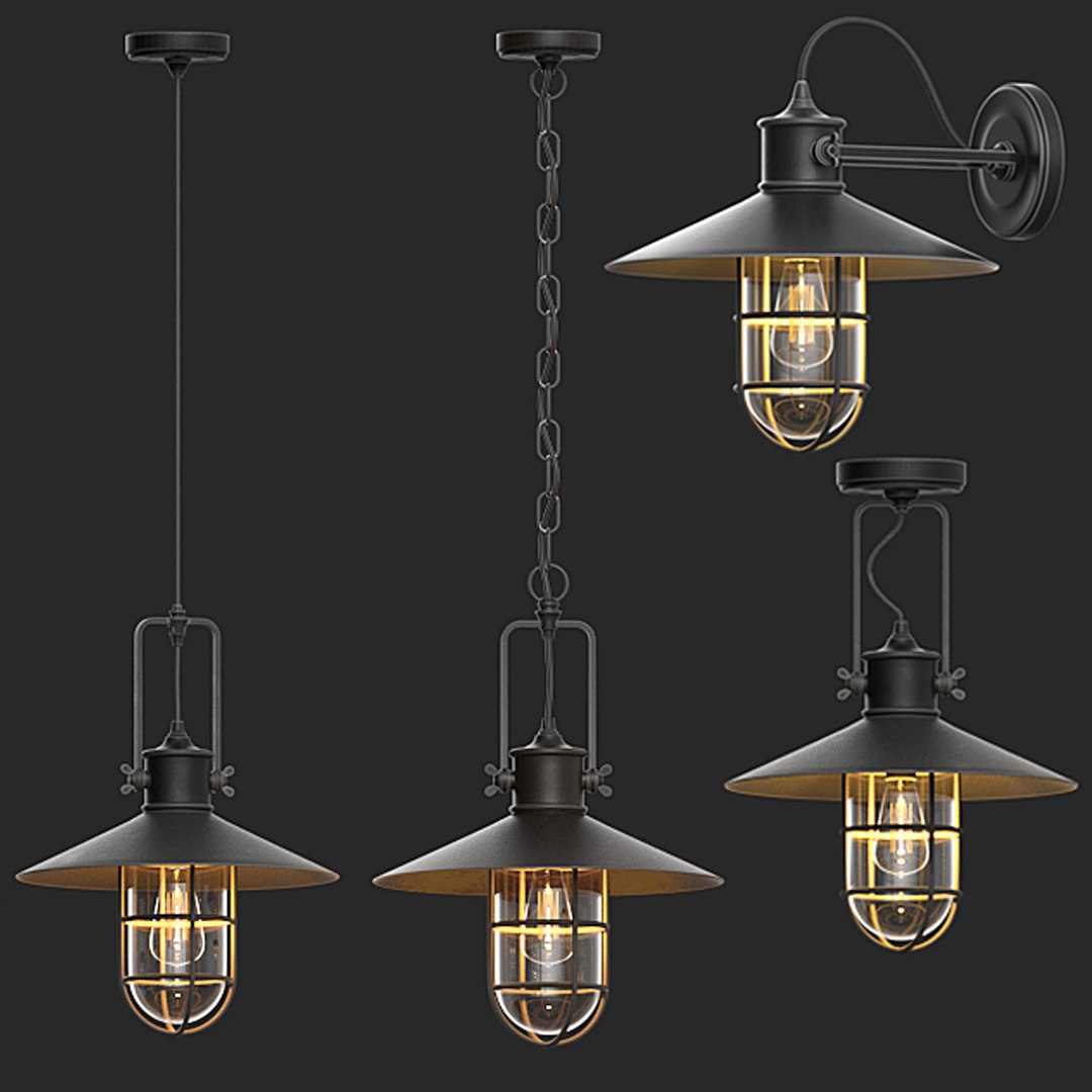 3D pendant light model - TurboSquid 1380912
