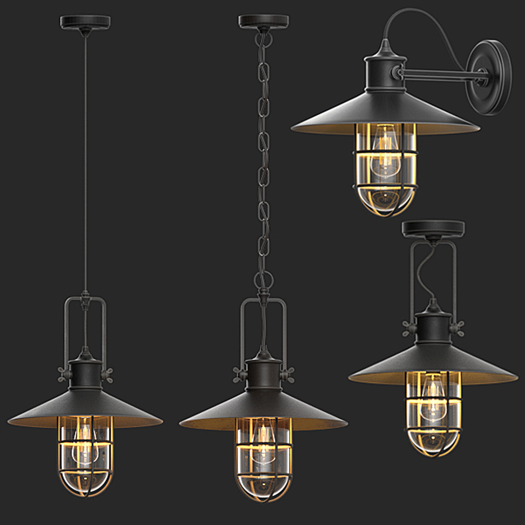 3D pendant light model - TurboSquid 1380912