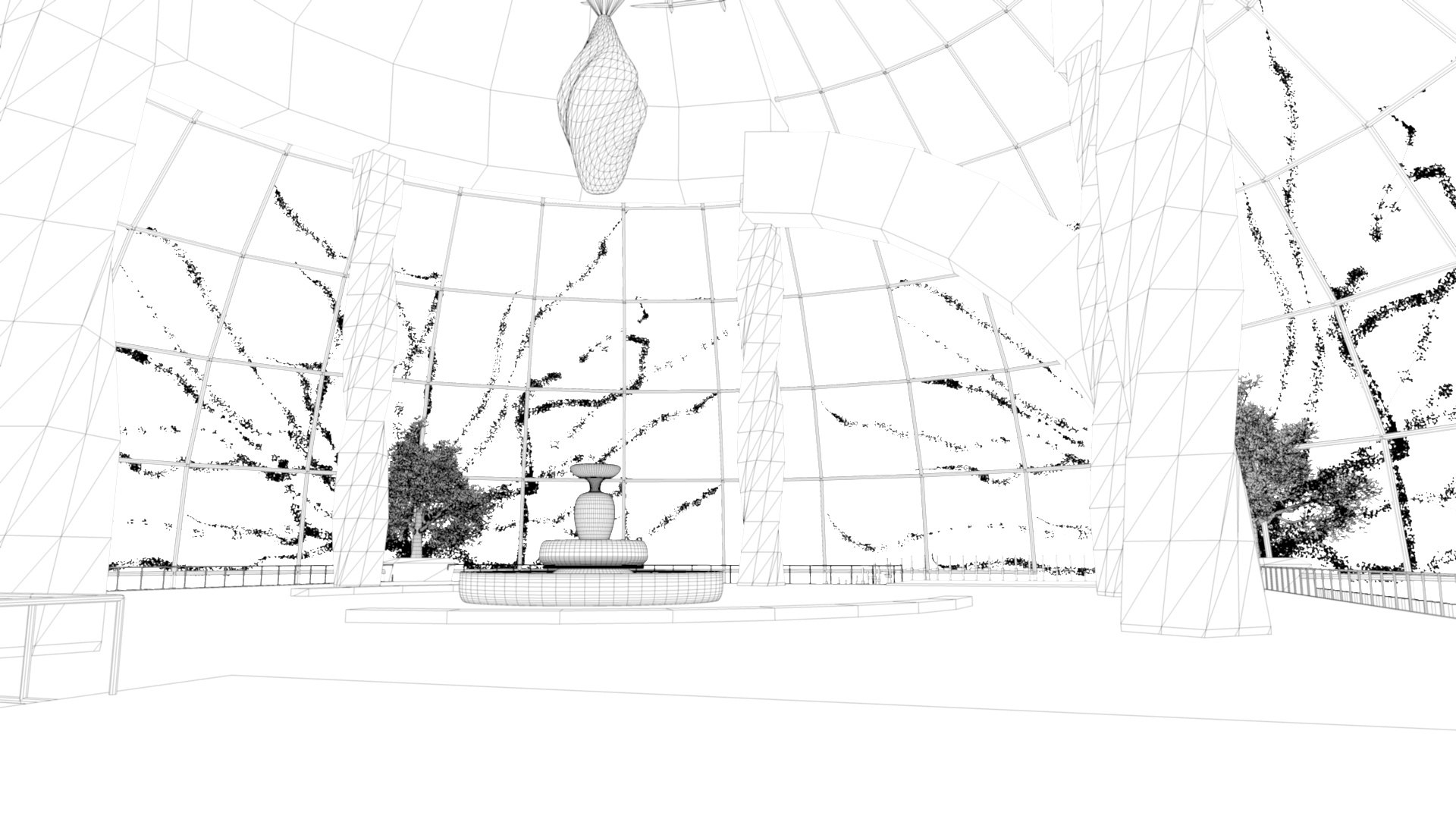 3D Arbor Dome Monument - TurboSquid 2002305