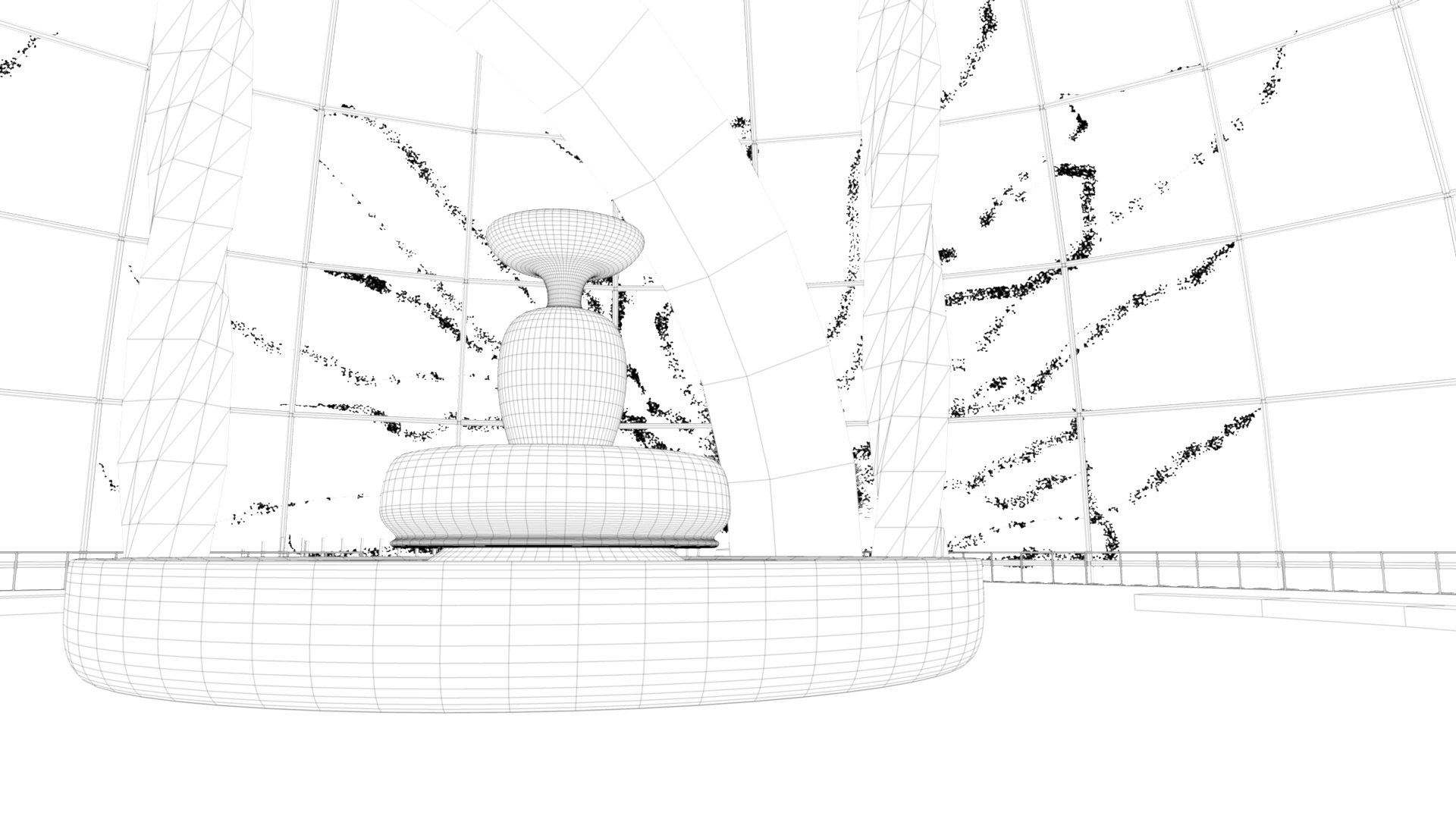 3D Arbor Dome Monument - TurboSquid 2002305