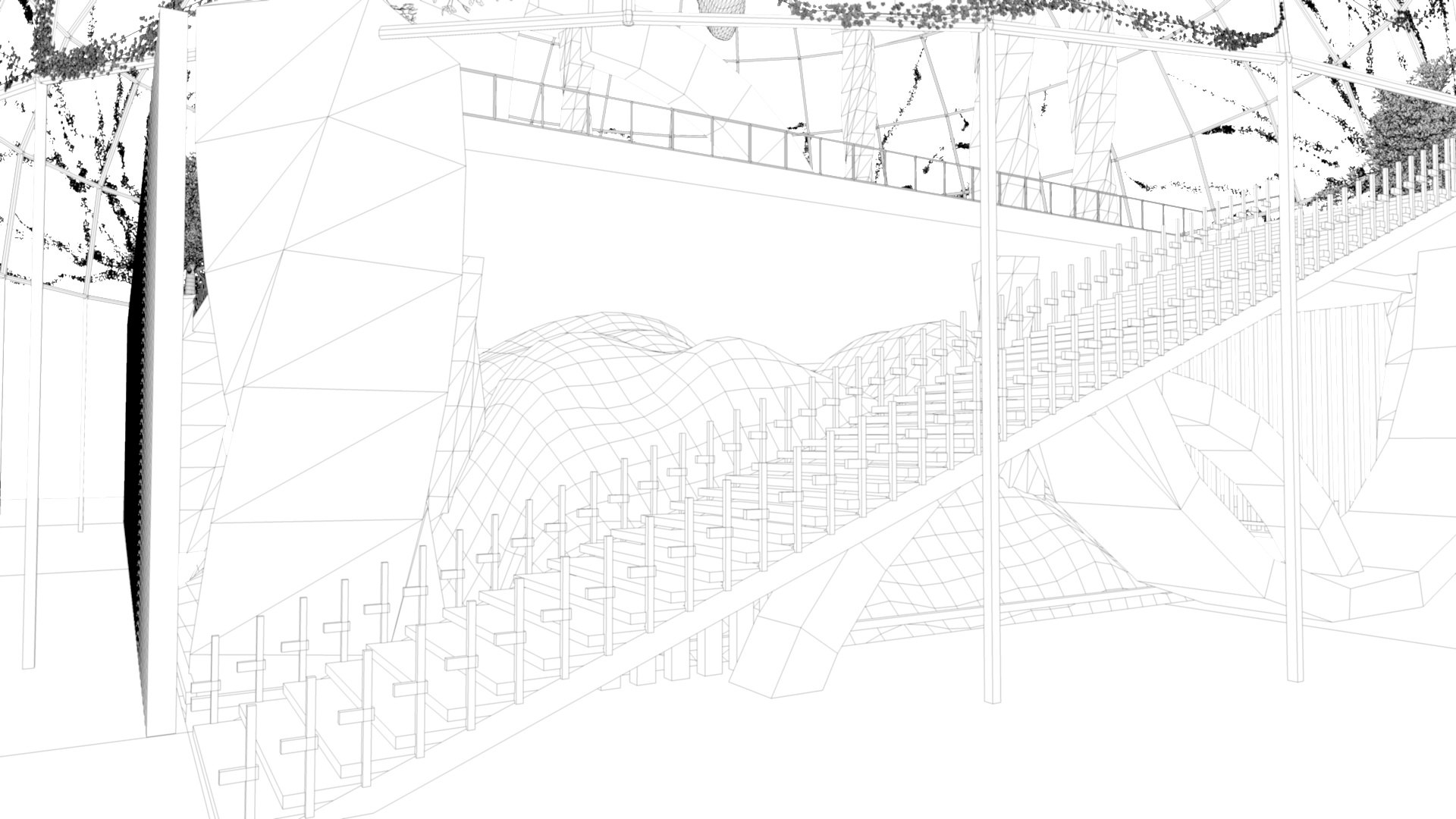 3D Arbor Dome Monument - TurboSquid 2002305