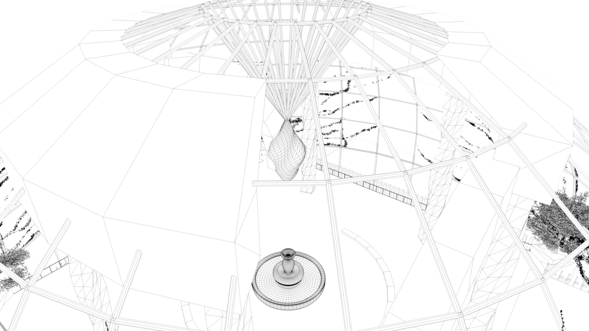 3D Arbor Dome Monument - TurboSquid 2002305