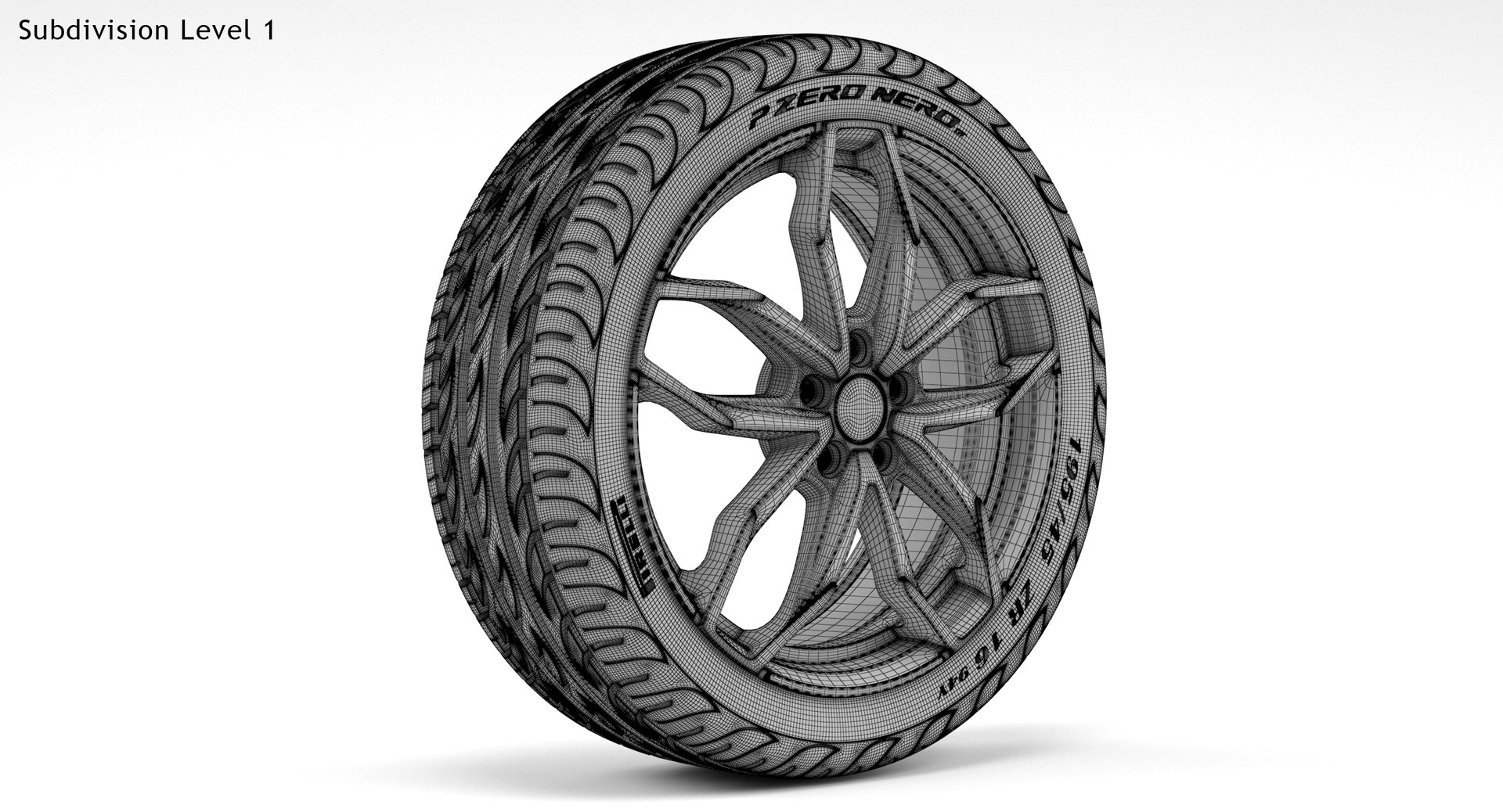 Pirelli Wheels 3D Model - TurboSquid 1605643