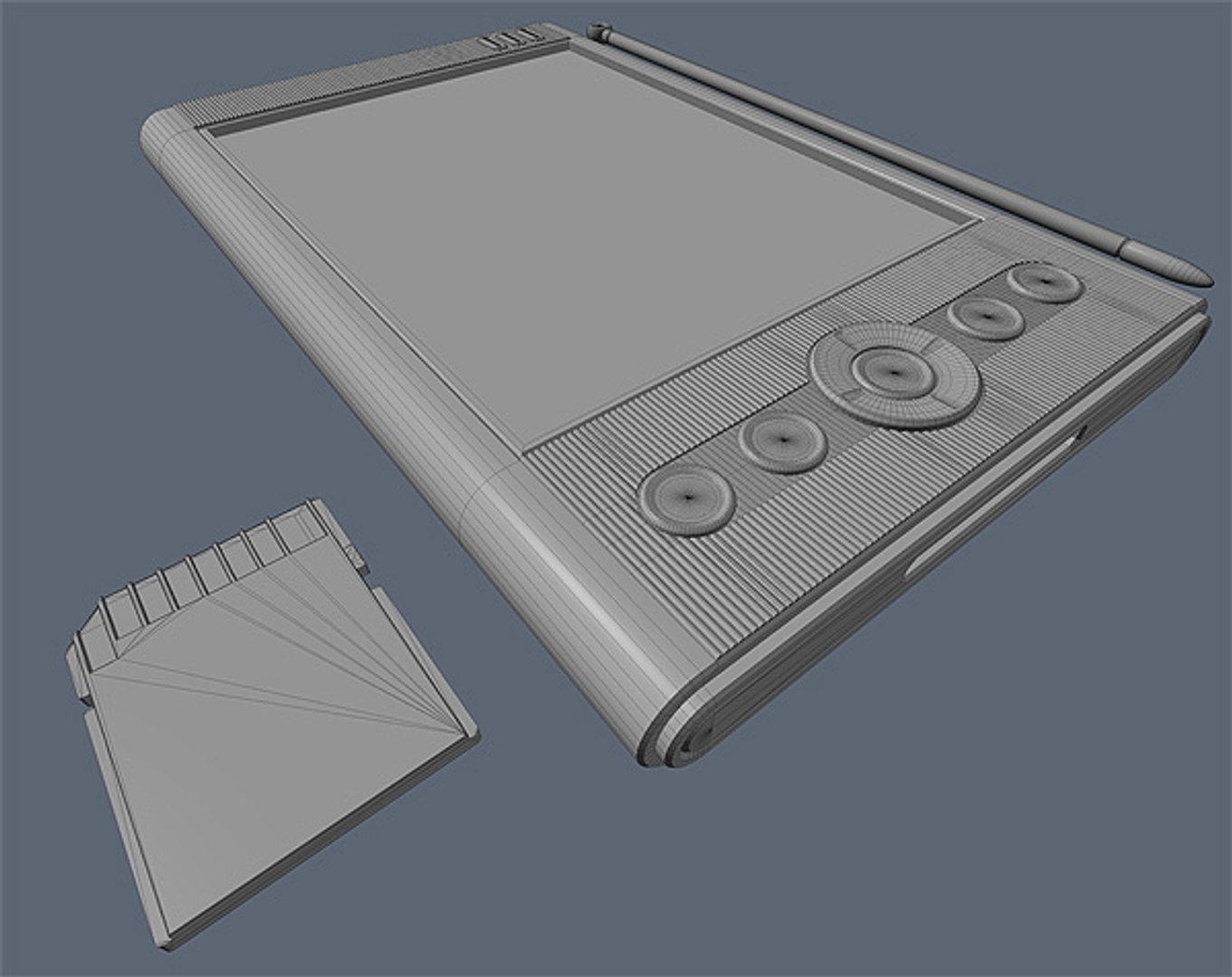pda sd card 3d model