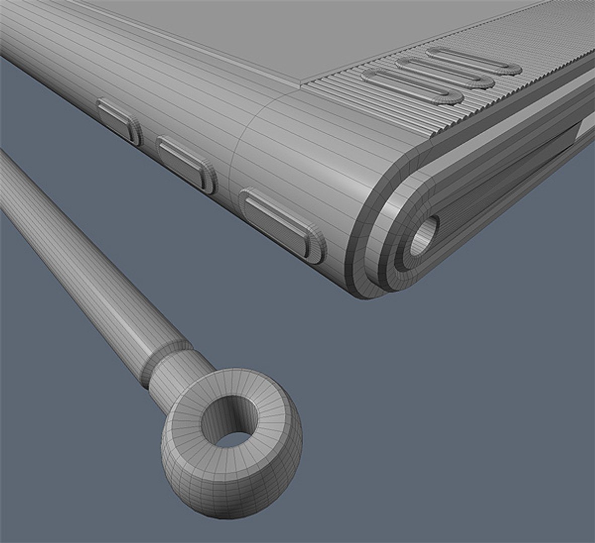 pda sd card 3d model