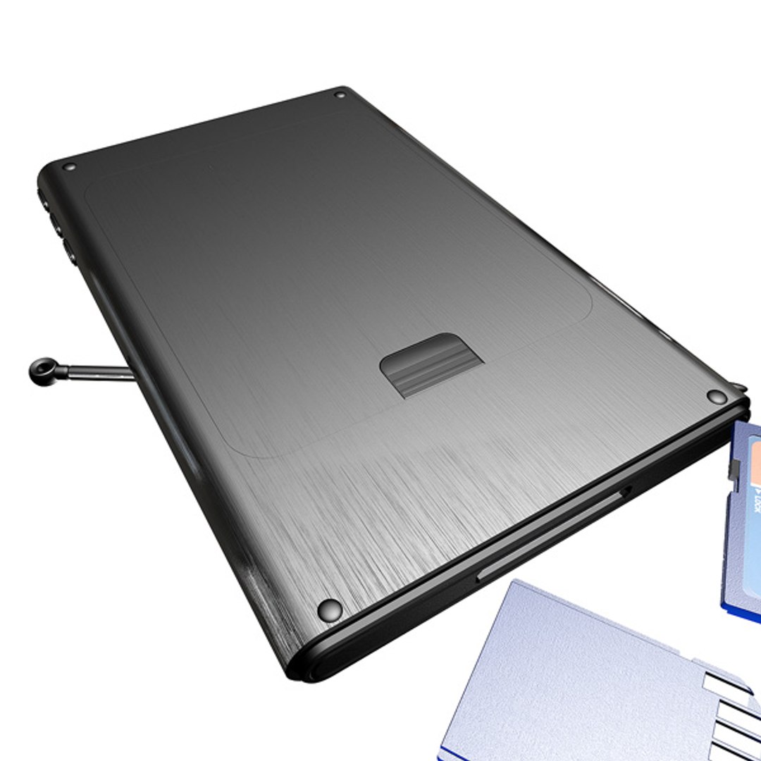 pda sd card 3d model