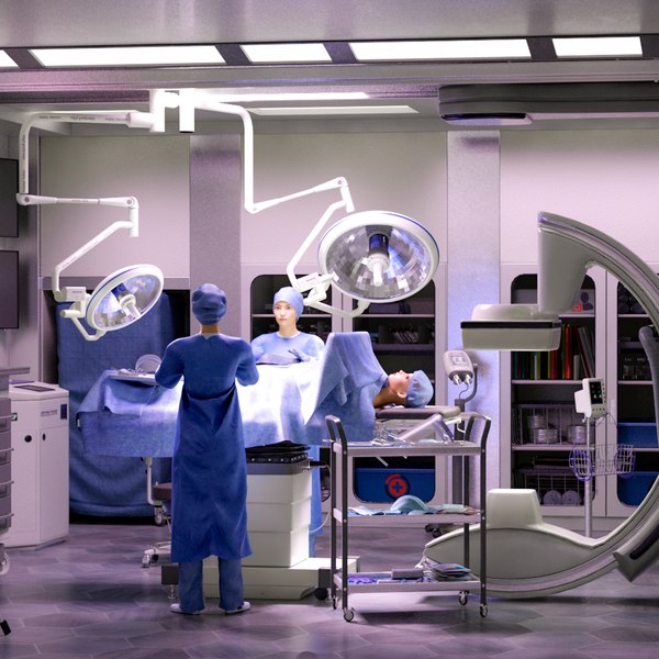 3D surgery room - TurboSquid 1690849