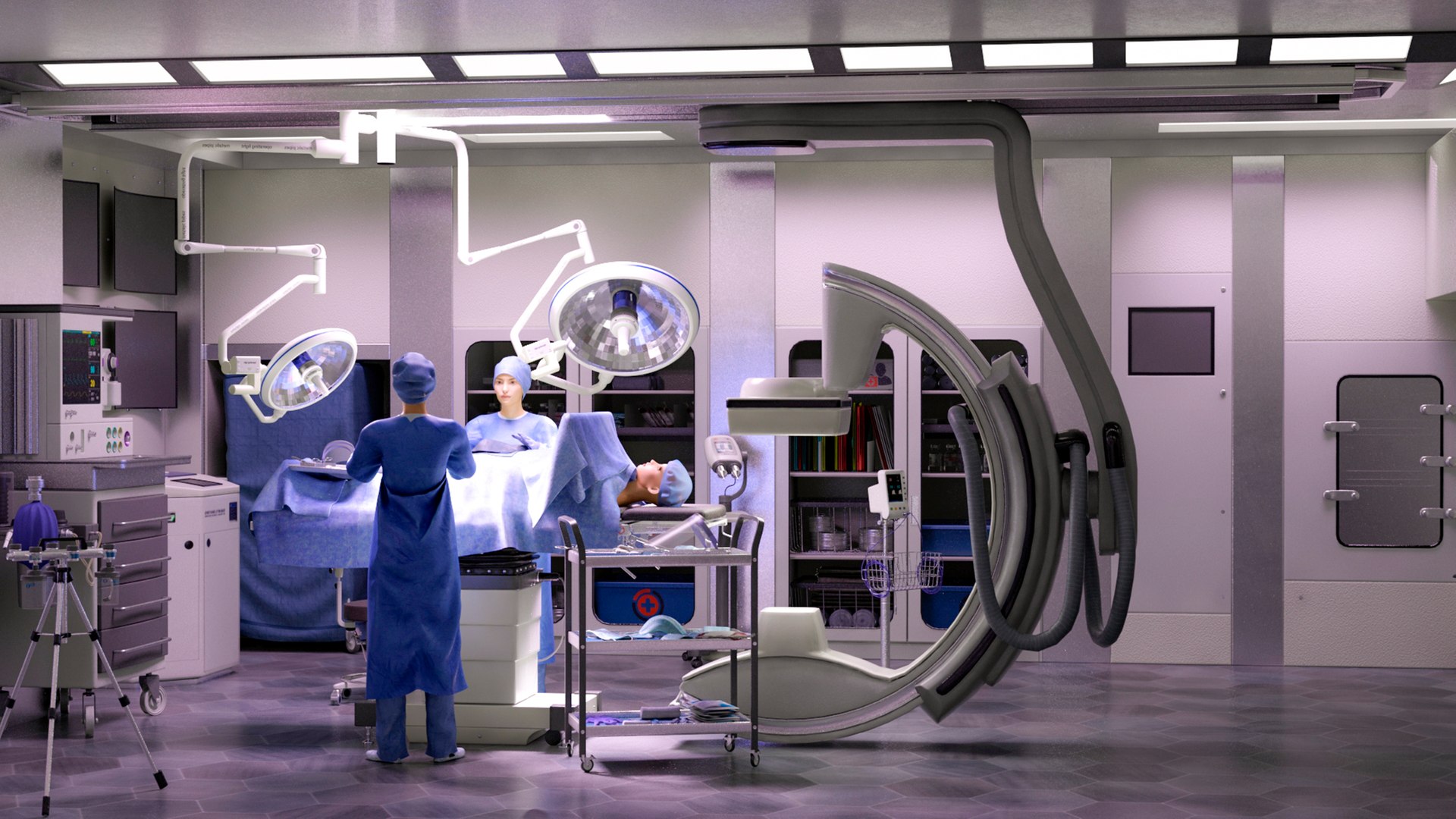 Surgery Room Pro Doctor Model - TurboSquid 1519885