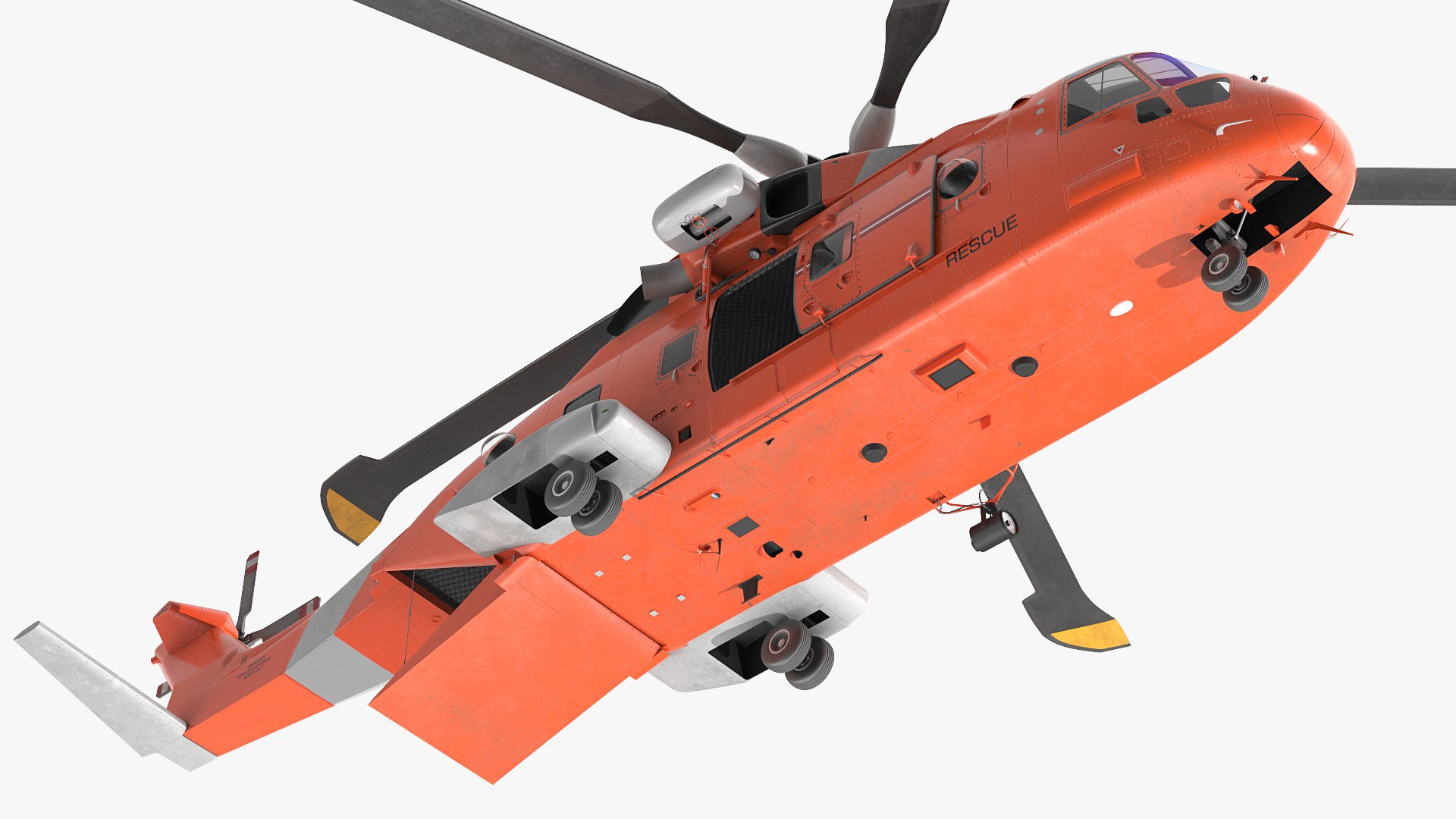 3D search rescue helicopter rigged - TurboSquid 1632836