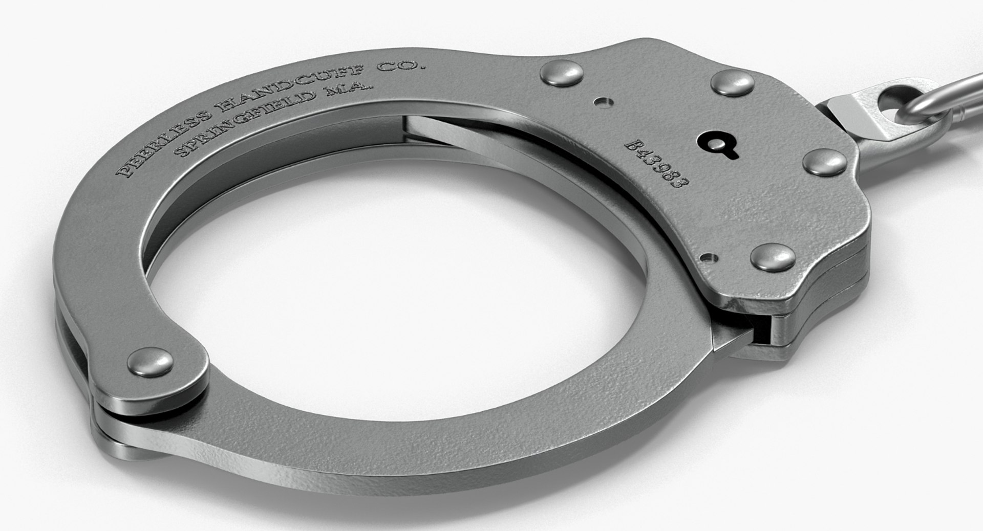 3d Model Chain Link Handcuffs