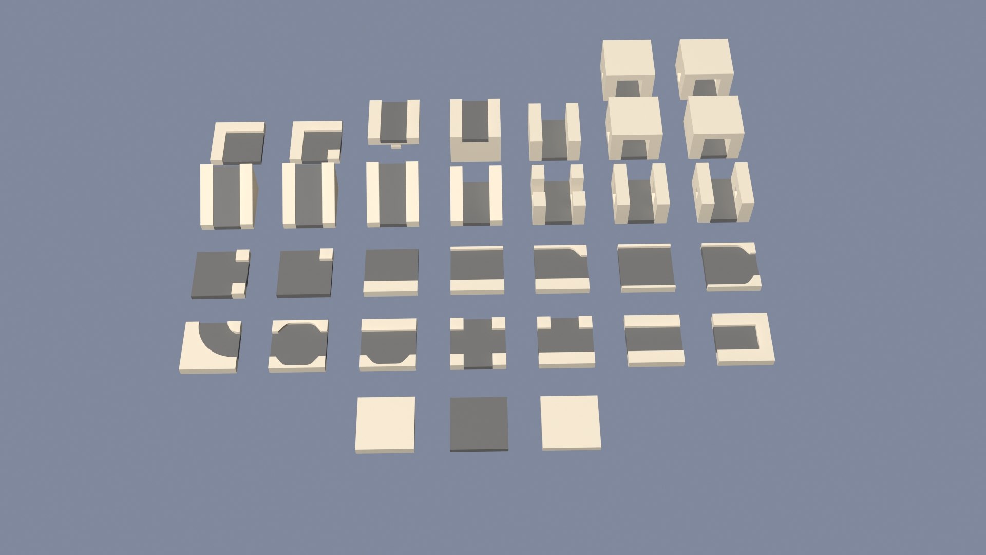 3D Model Isometric Roads - TurboSquid 1460379