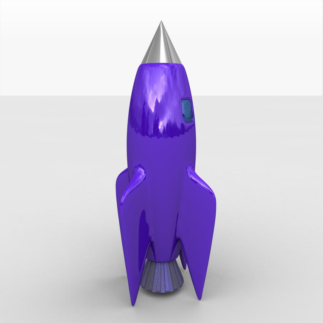 Rocketship Obj
