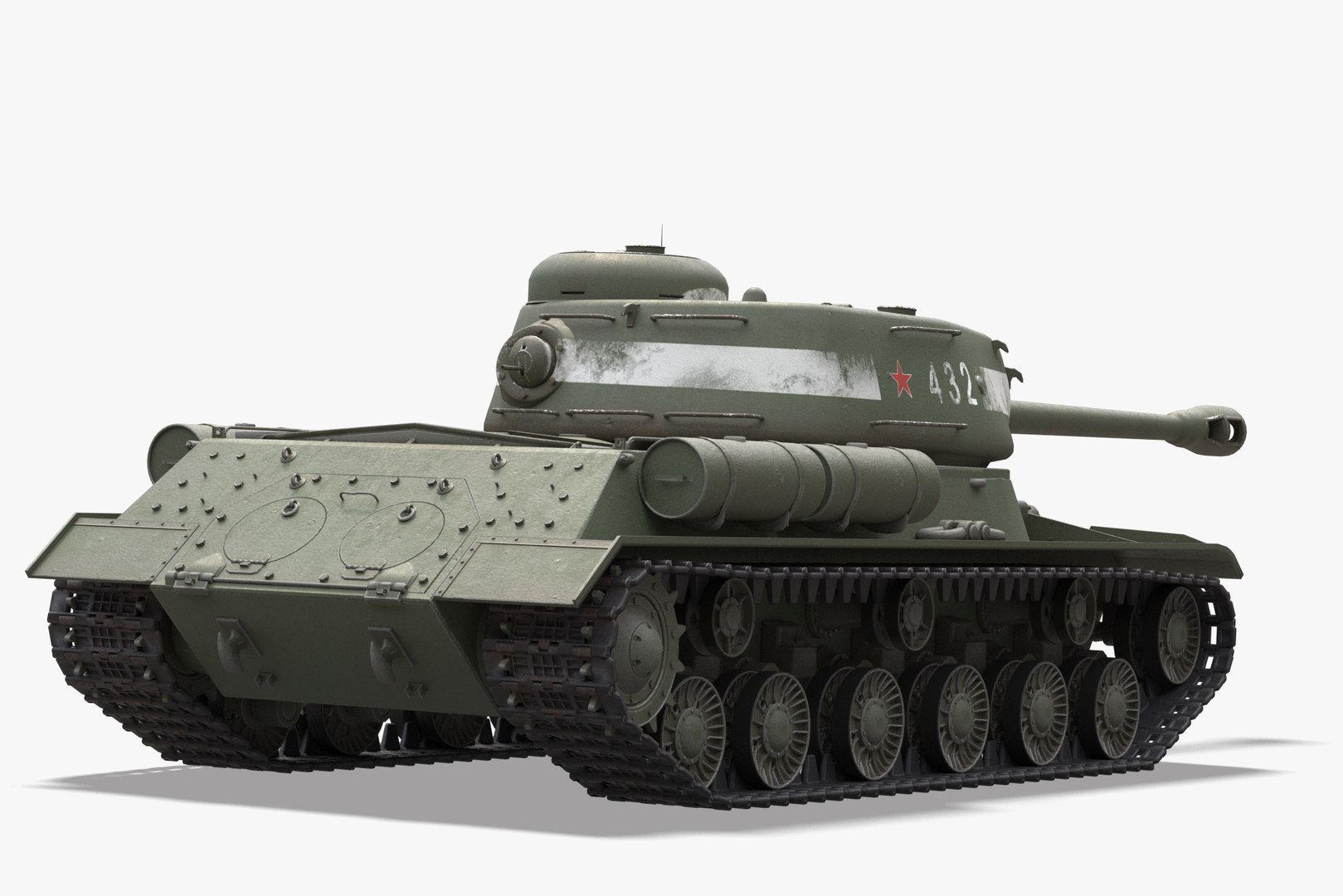 Is-2 tank 3D model - TurboSquid 1284555