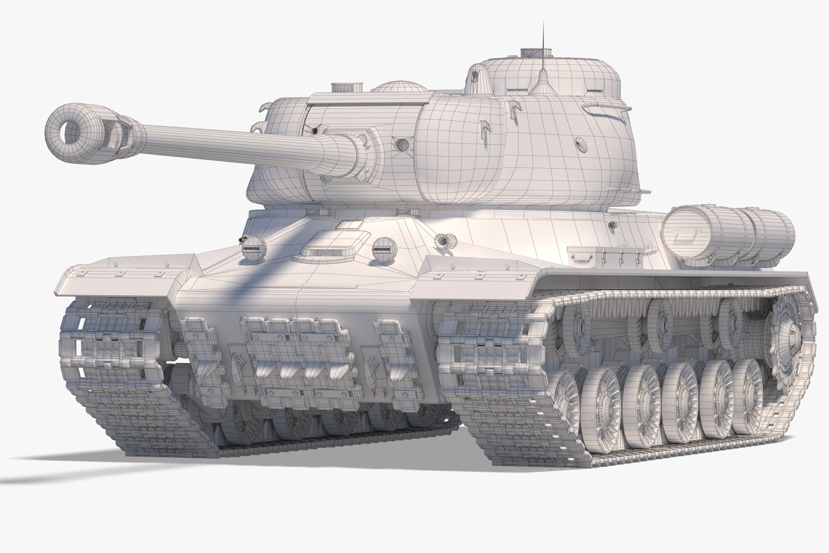 Is-2 tank 3D model - TurboSquid 1284555