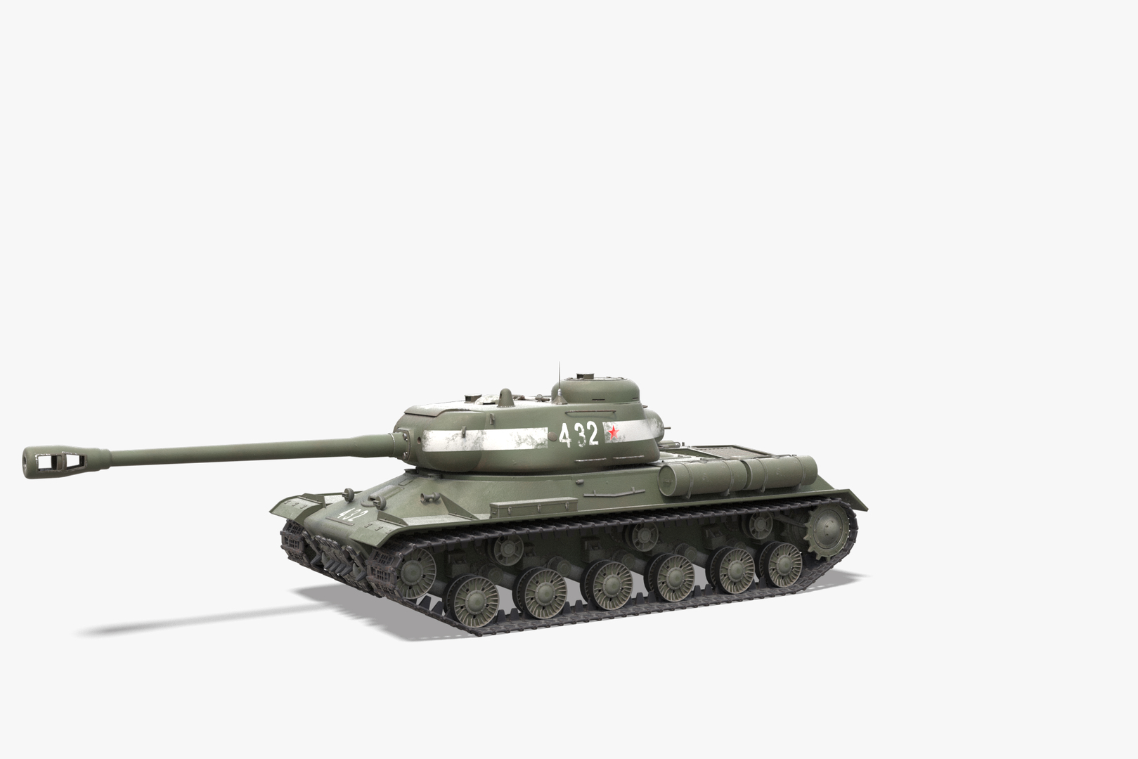 Is-2 tank 3D model - TurboSquid 1284555