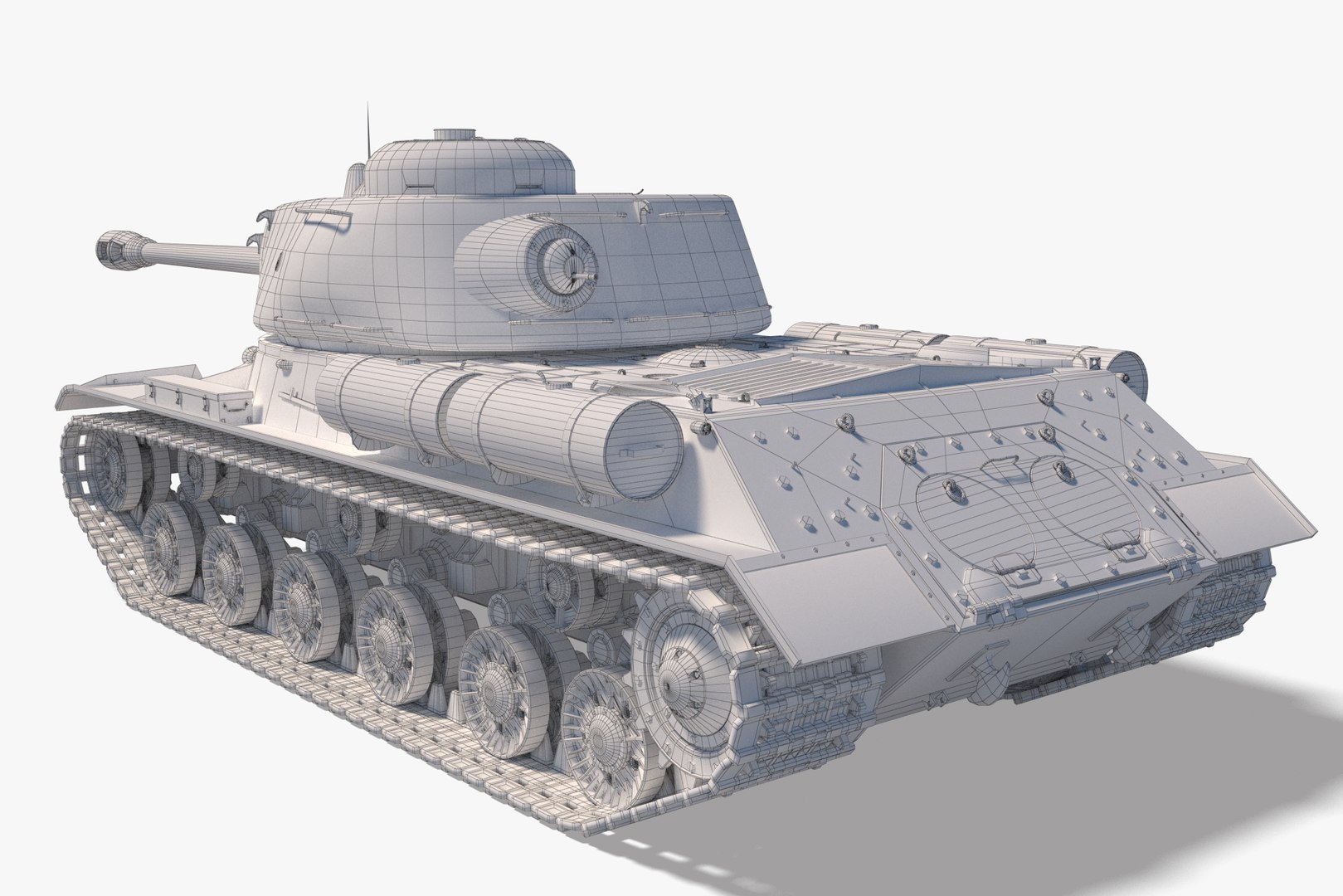 Is-2 tank 3D model - TurboSquid 1284555