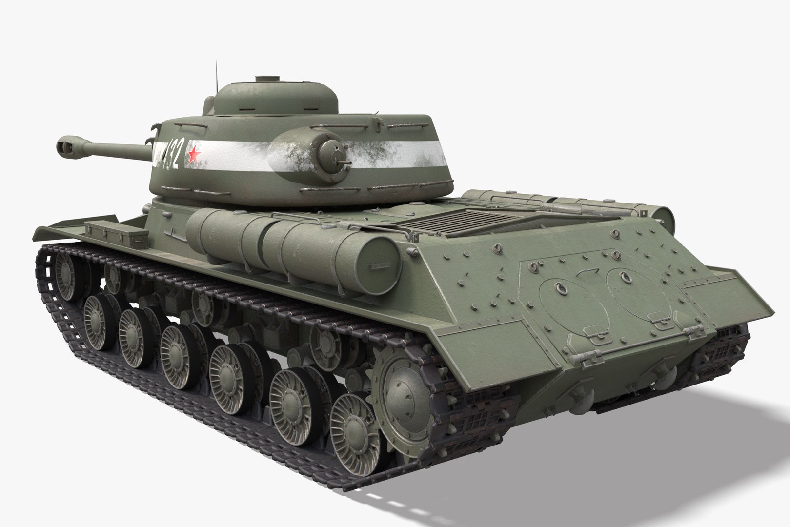 Is-2 tank 3D model - TurboSquid 1284555