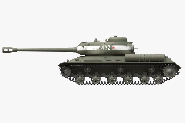 Is-2 tank 3D model - TurboSquid 1284555