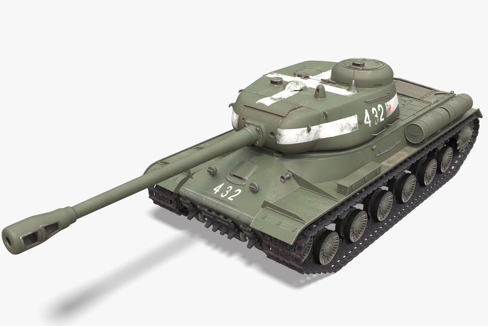 Is-2 tank 3D model - TurboSquid 1284555