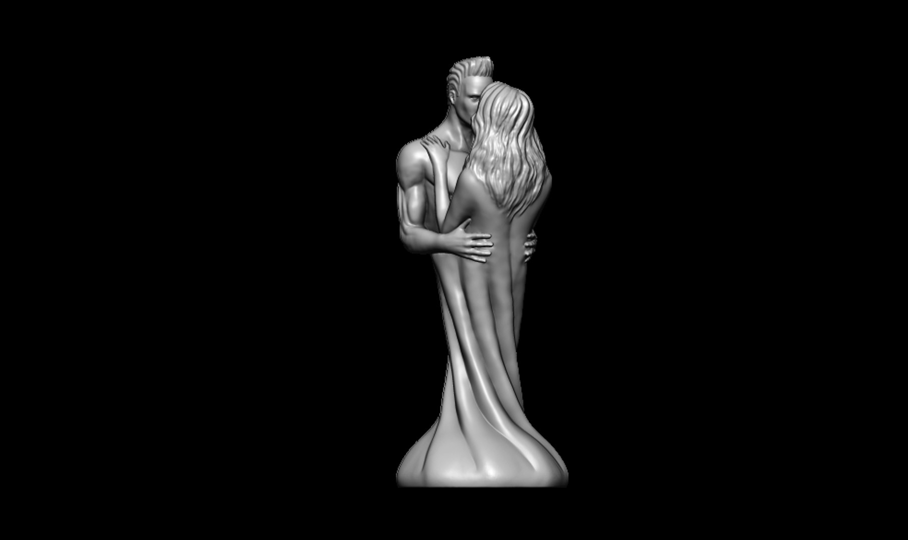 3D statue design man model - TurboSquid 1517435