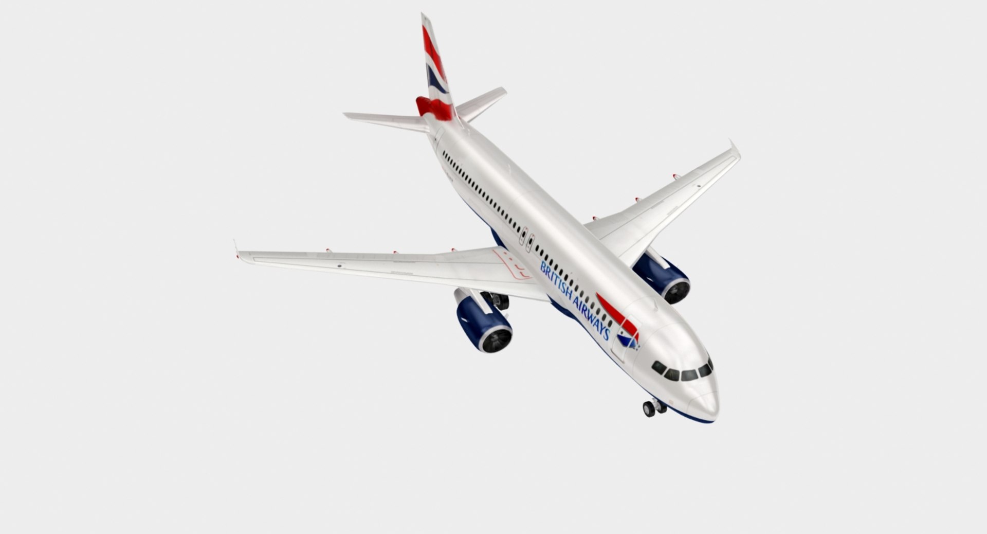 Airbus British Airways A320 3D Model - TurboSquid 1420182