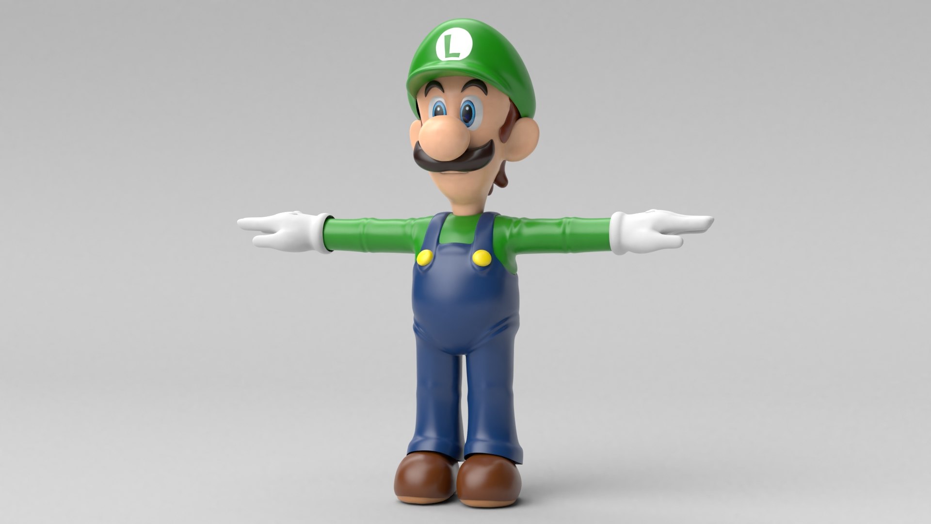 3D luigi bros model - TurboSquid 1634006