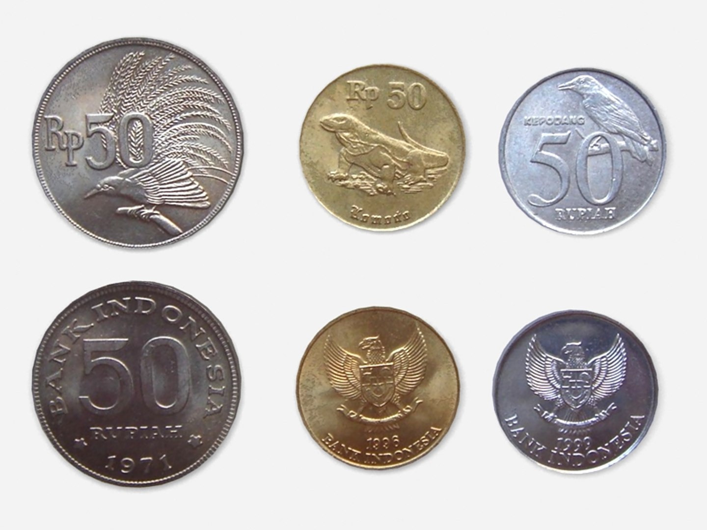 3d indonesian old coins