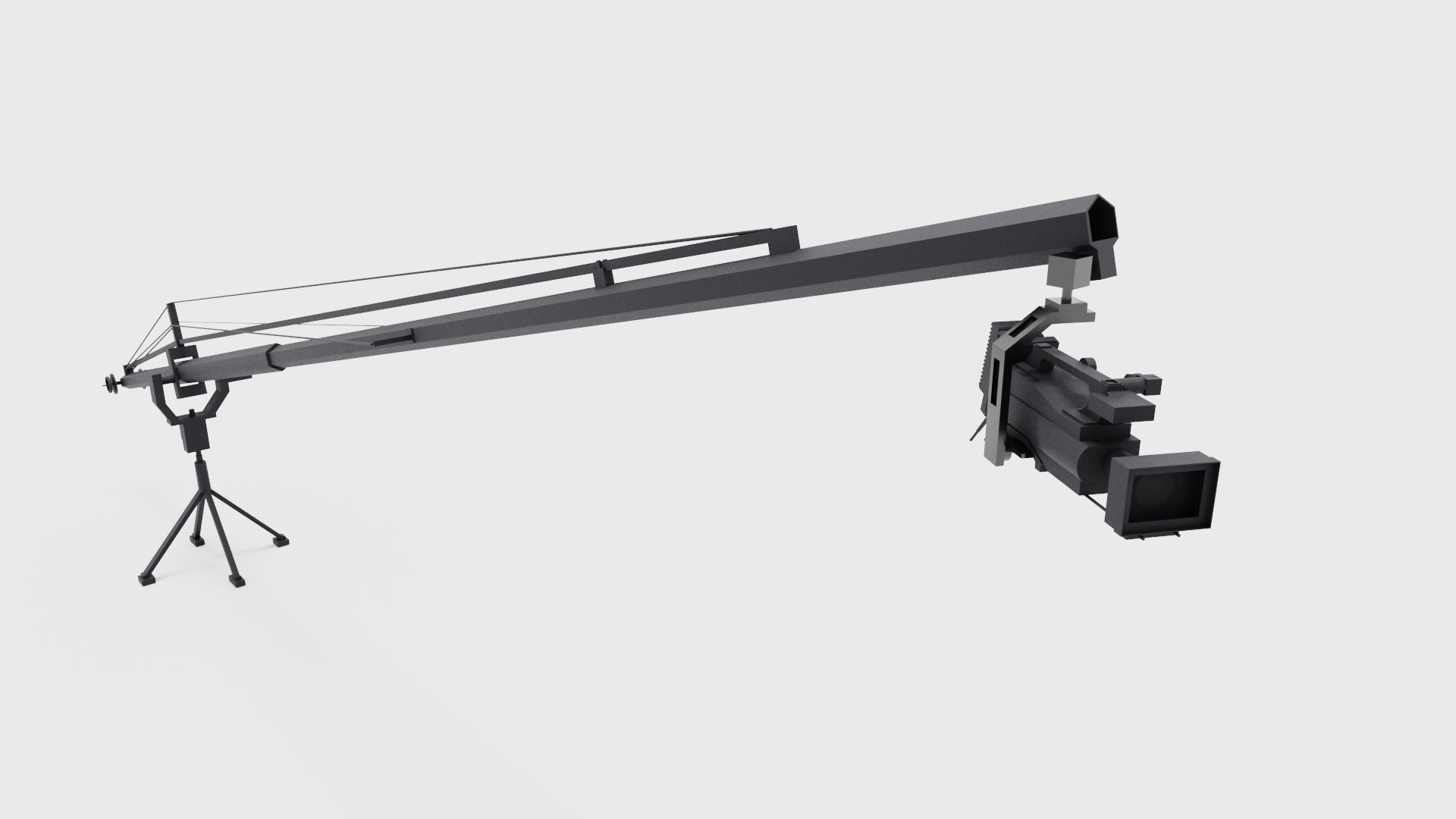 Jimmy Jib Low-poly 3D Model - TurboSquid 2215508