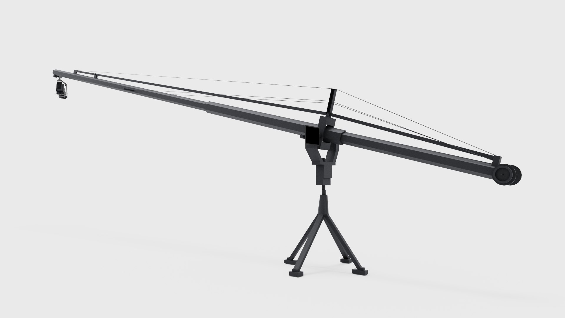 Jimmy Jib Low-poly 3D Model - TurboSquid 2215508