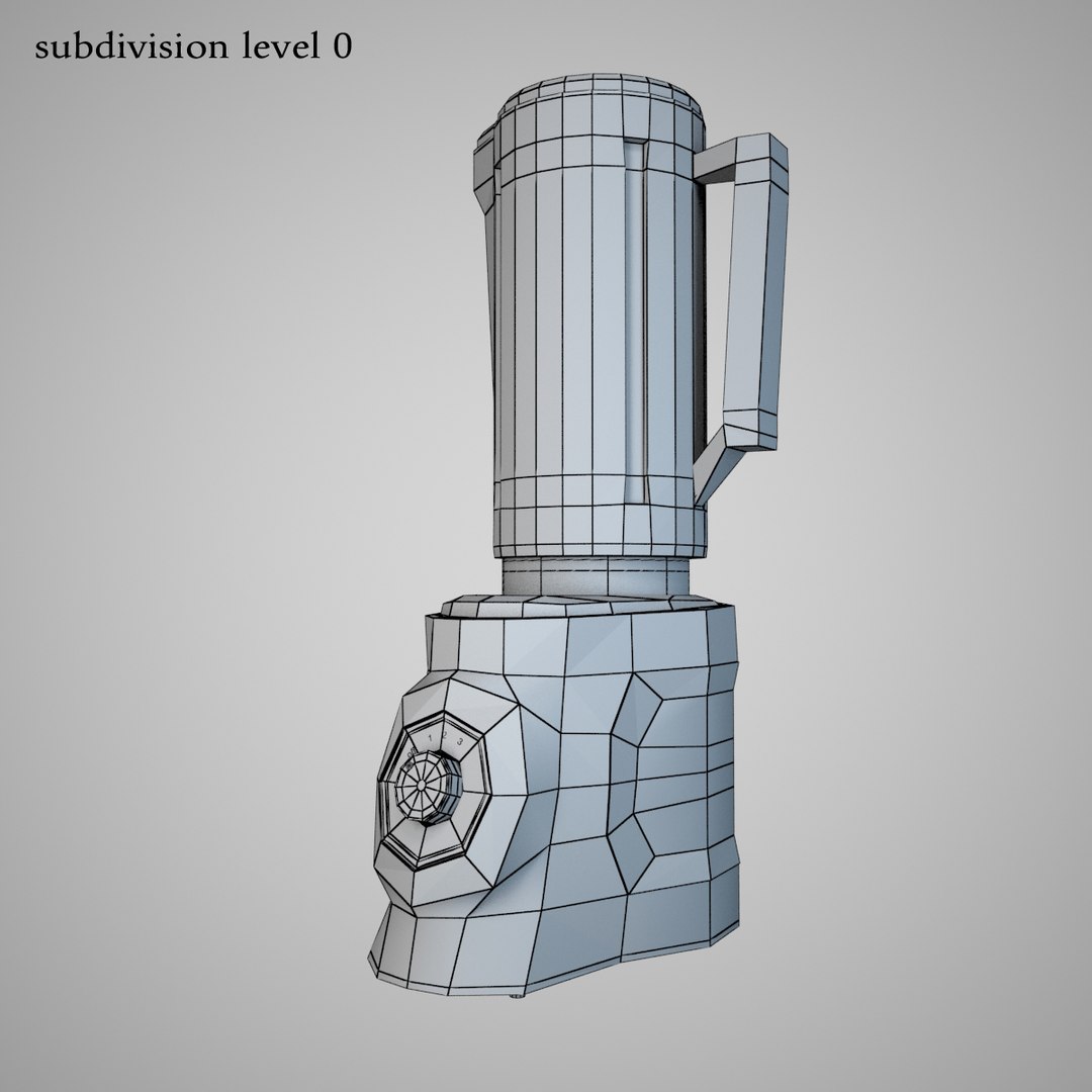 Kitchen Blender 3d Model