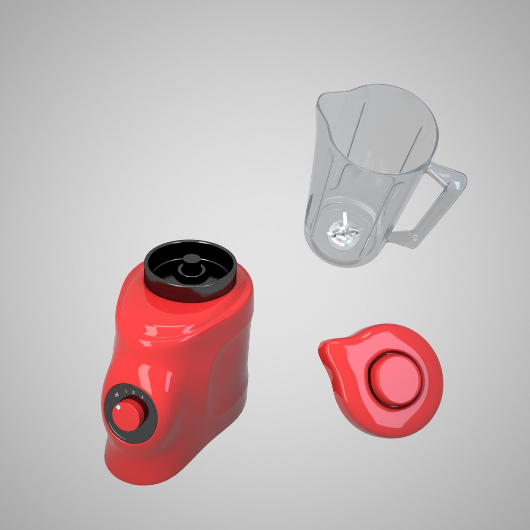 Kitchen Blender 3d Model