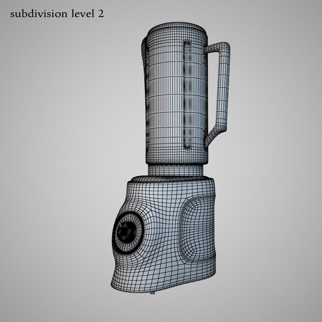 Kitchen Blender 3d Model