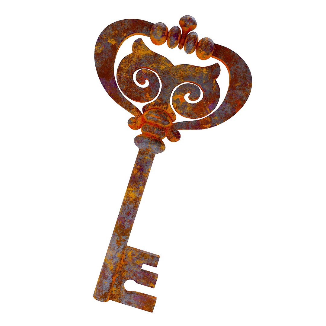 3D Door old key model - TurboSquid 1986694