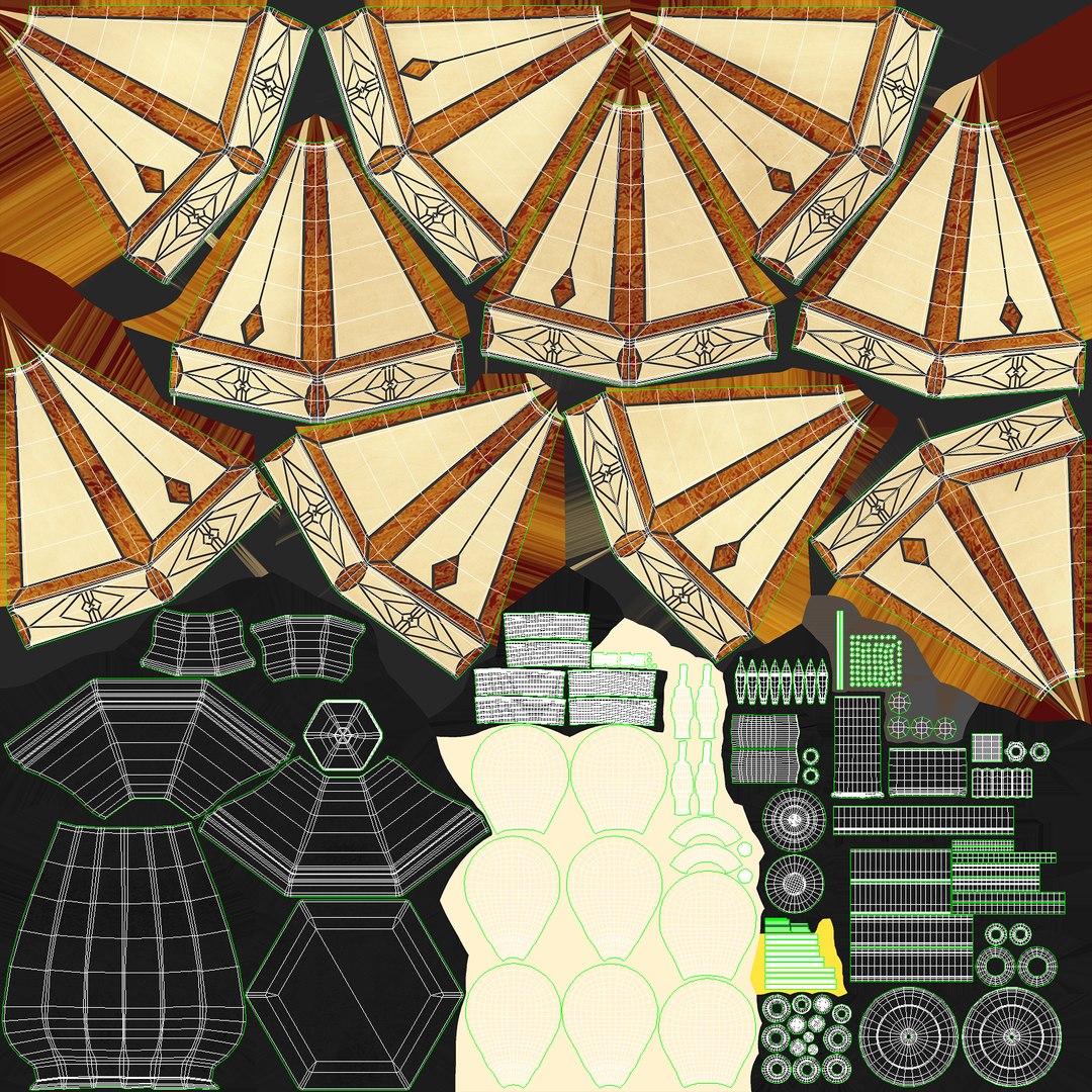 Classical Table Light 3D Model - TurboSquid 1304705